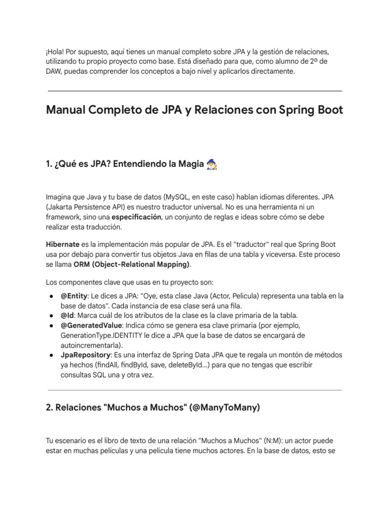 Spring Data Jp Are Laci on Nm Simple | PDF | Software de gestión de ...