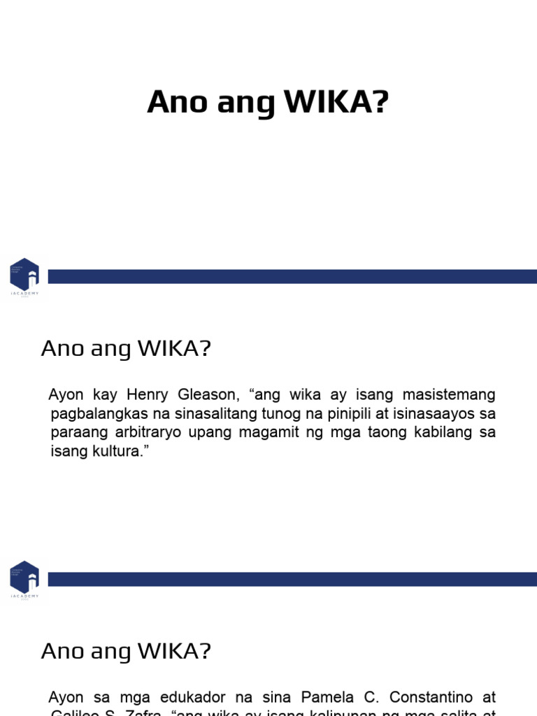 Filipino Sa Iba't Ibang Disiplina | PDF