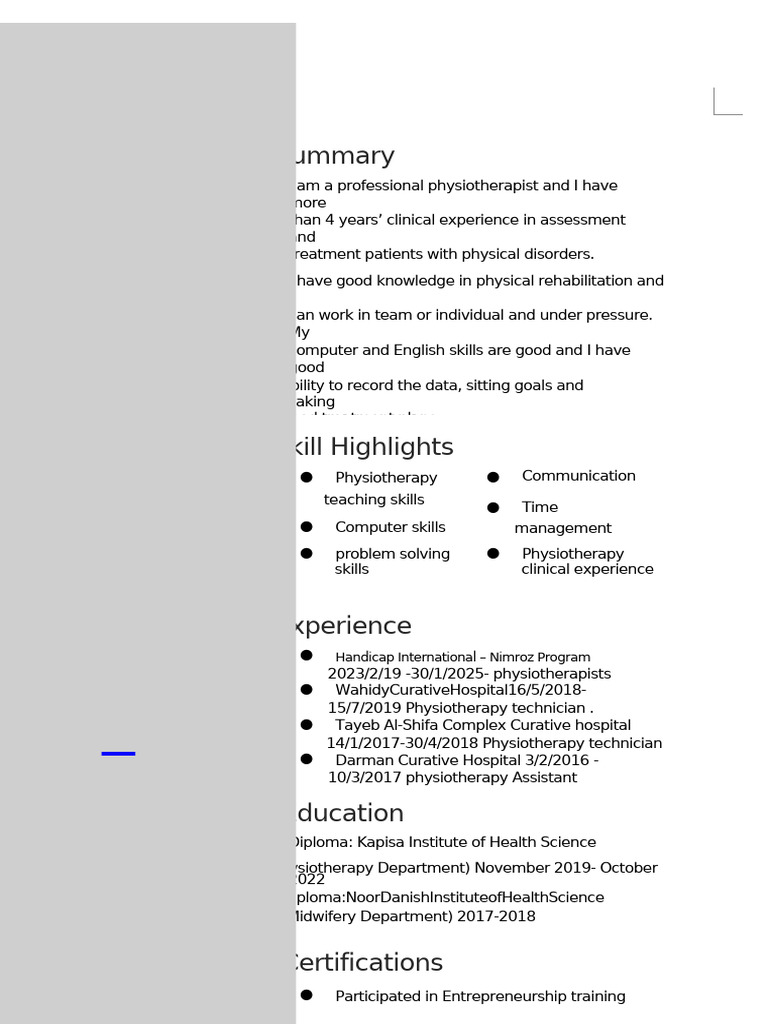 Converted_Converted_muzhgan Sahar Ahmadi CV 2025 - Muzhgan Sahar | PDF ...