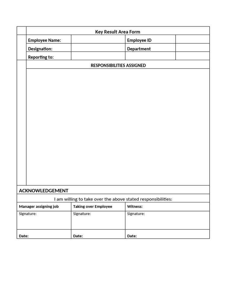KRA Format | PDF
