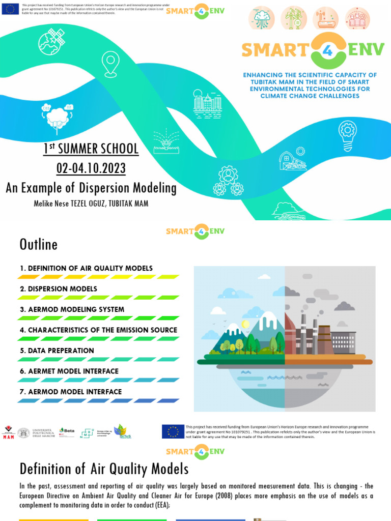 8.dispersion Modeling MNT | PDF | Air Pollution | Earth Sciences