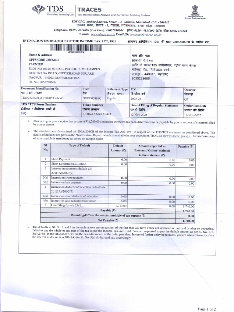 Tds Notice | PDF