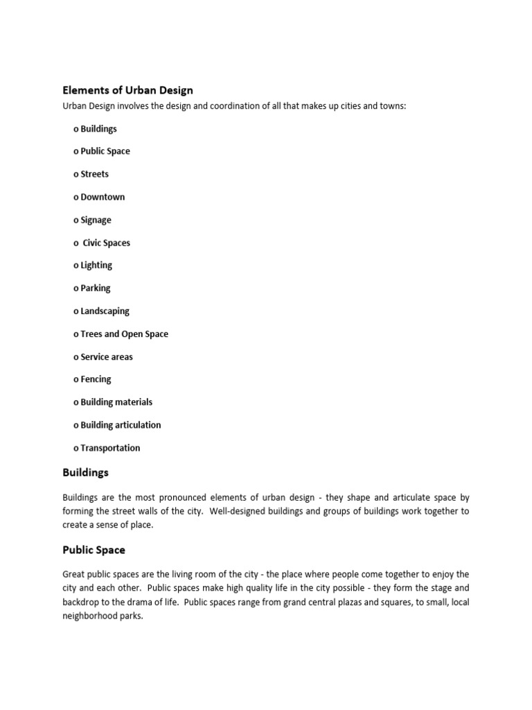 8-9-Elements-of-Urban-Design | PDF | Stormwater | Street