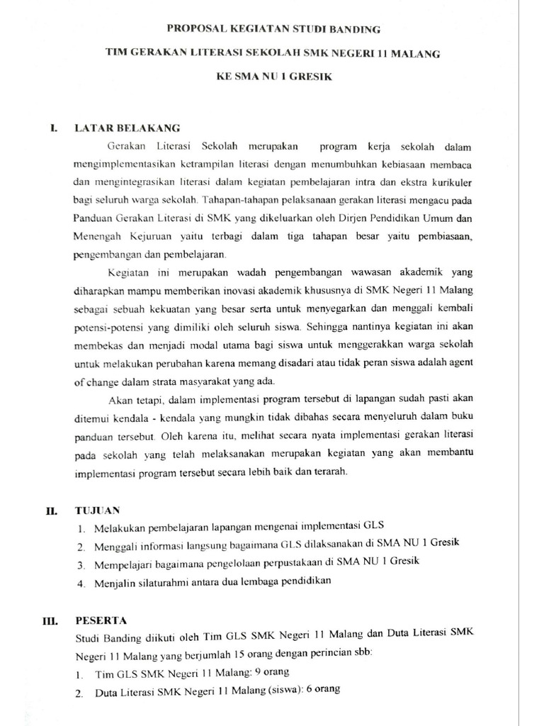 Proposal Studi Banding | PDF