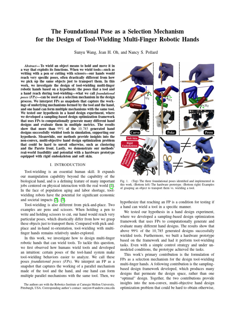 The Foundational Pose As A Selection Mechanism For | PDF | Mathematical ...