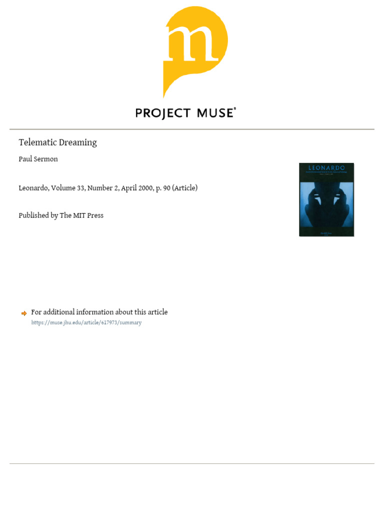 Project Muse 617973 | PDF