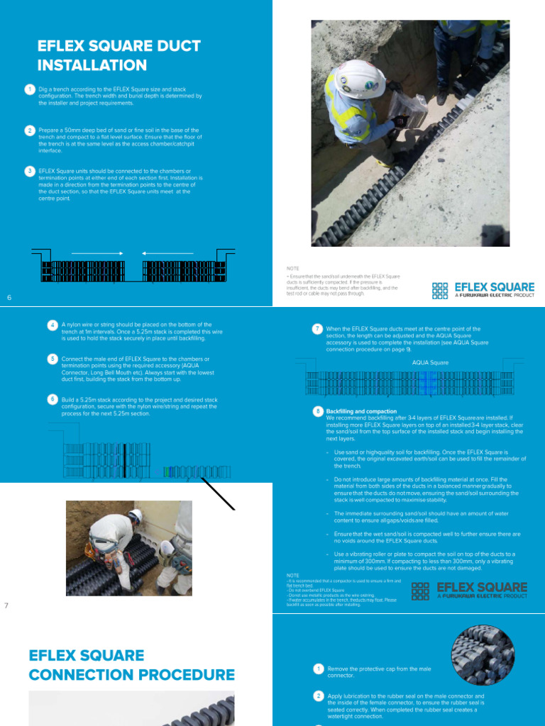 Furukawa EFLEX Square Installation Connection | PDF