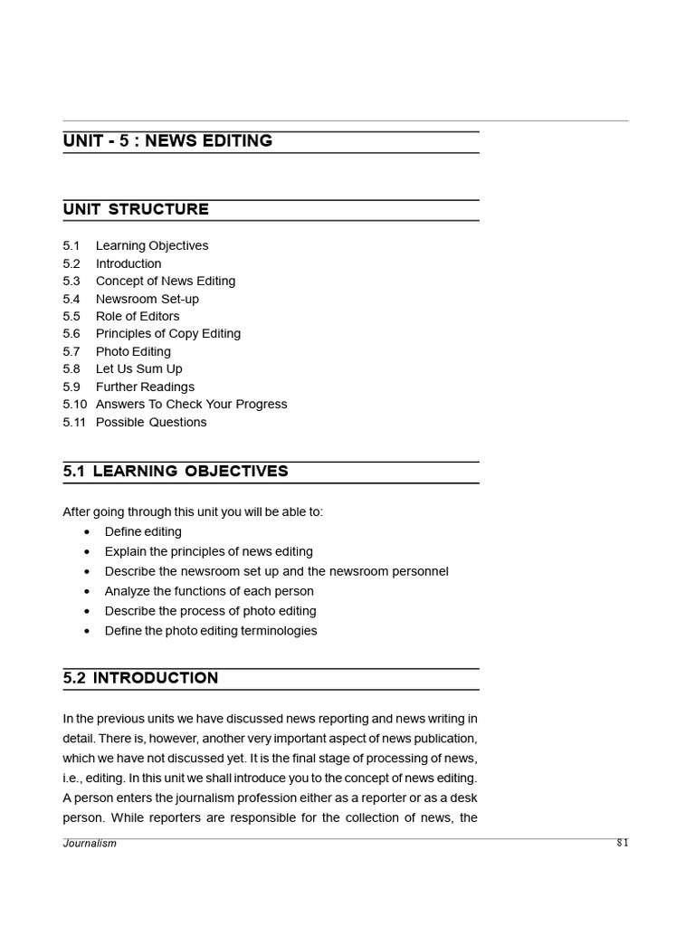 Unit 8 | PDF | Editing | Copy Editing