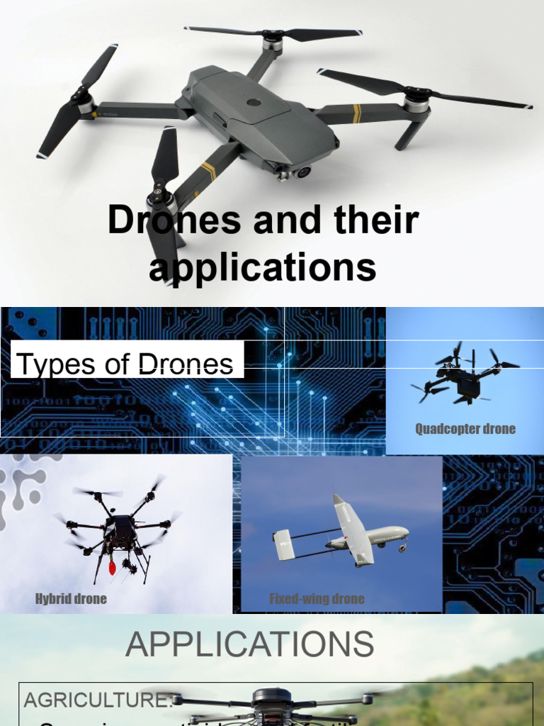 Drones and Their Applications | PDF