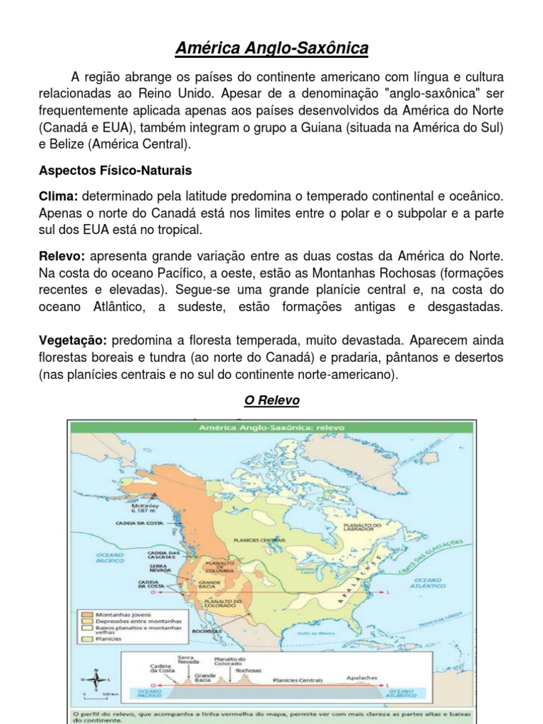 América Anglo Saxõnica | Roca (Geología) | Canadá