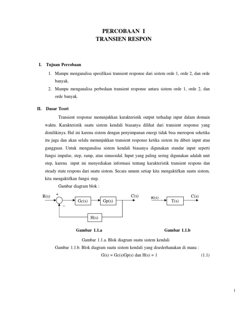 (Dokumen-129) Modul Praktikum Dasar Sistem Kendali S1 Reguler | PDF ... (Dokumen-129) Modul Praktikum Dasar Sistem Kendali S1 Reguler | PDF ...