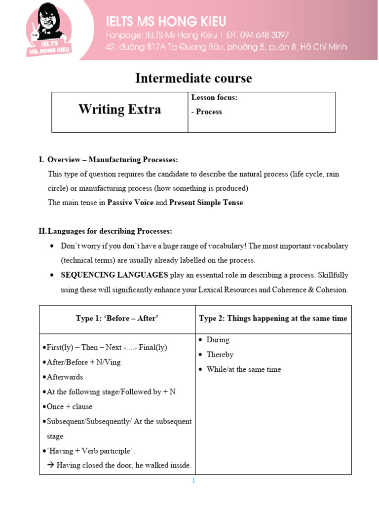 Lesson 12 - Writing Extra - Task 1 (Process) Copy | PDF | Steam | Water