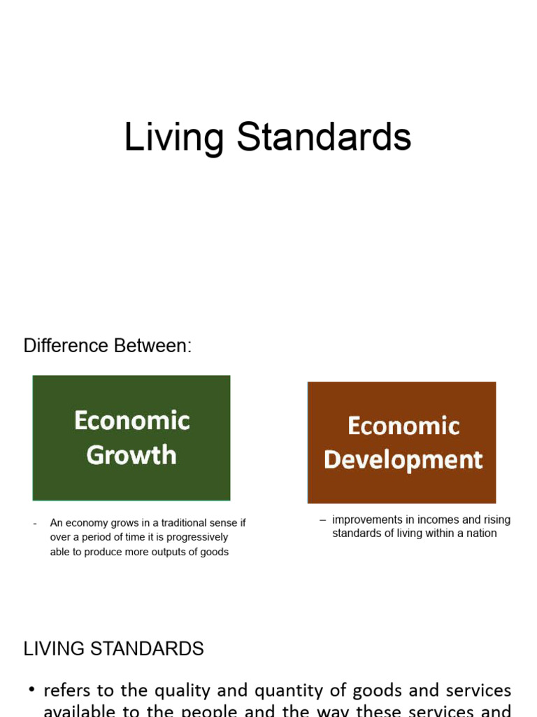 Students Copy Living Standards 2 | PDF