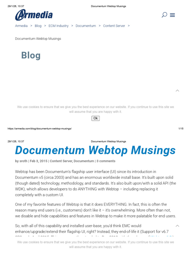 Documentum Wbtops | PDF | Software | Computing