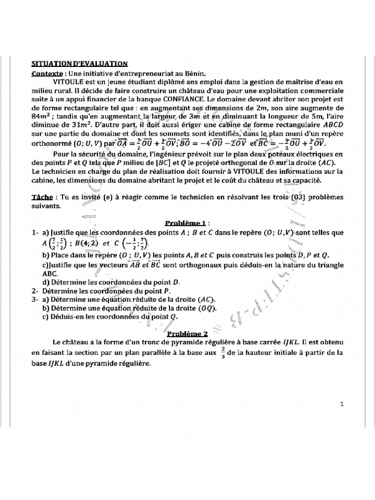 Mathématiques 3e | PDF