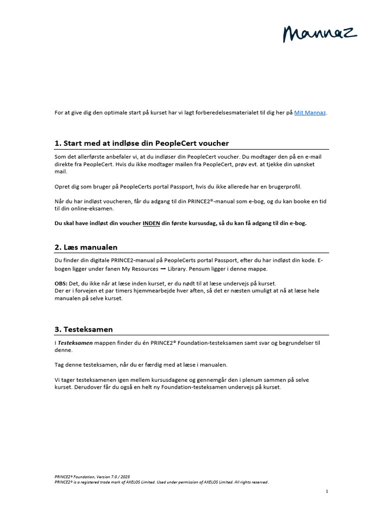 00 Guide til din forberedelse | PDF