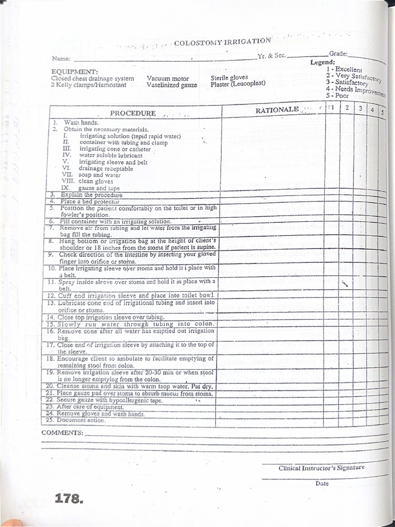 Colostomy Irrigation | PDF