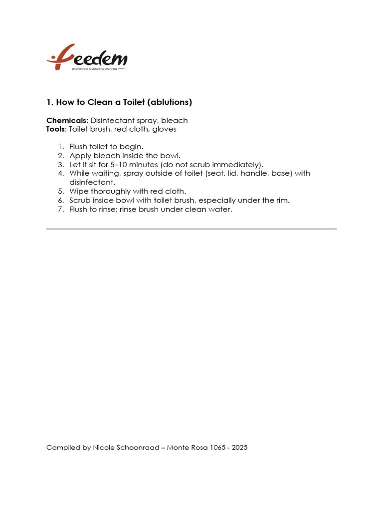 How-To - Quick Yet Effective Cleaning Instructions - 101 | PDF | Vacuum ...