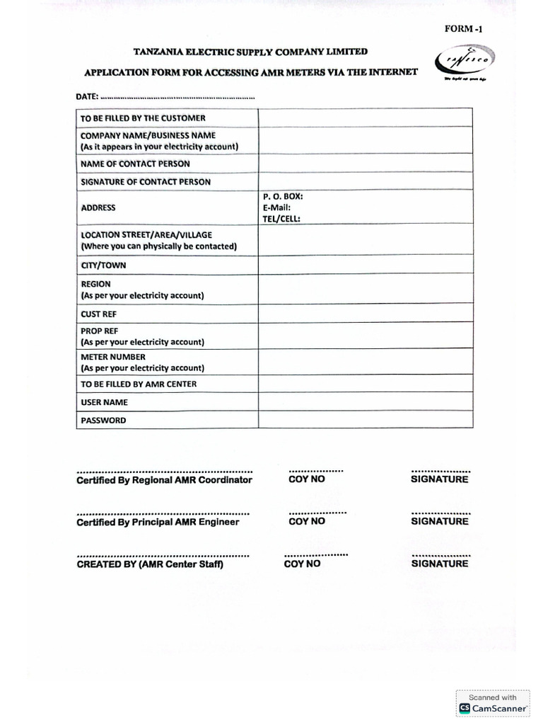 Amr Request Form | PDF