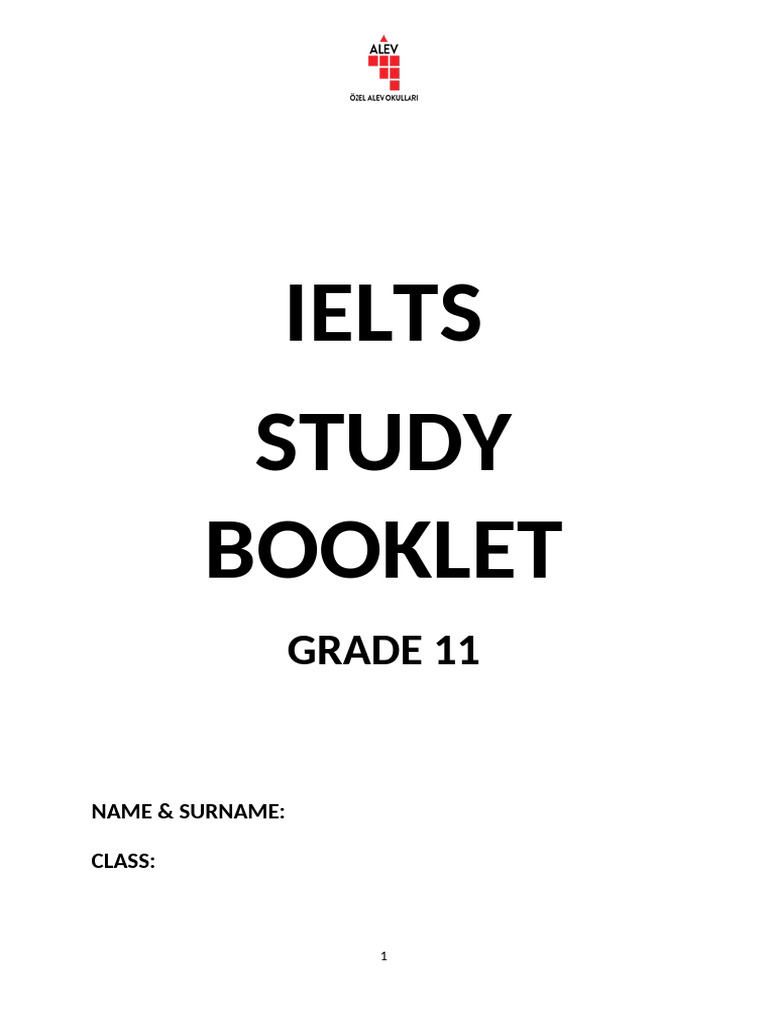 IELTS-Study Booklet 1 | PDF | Vocabulary