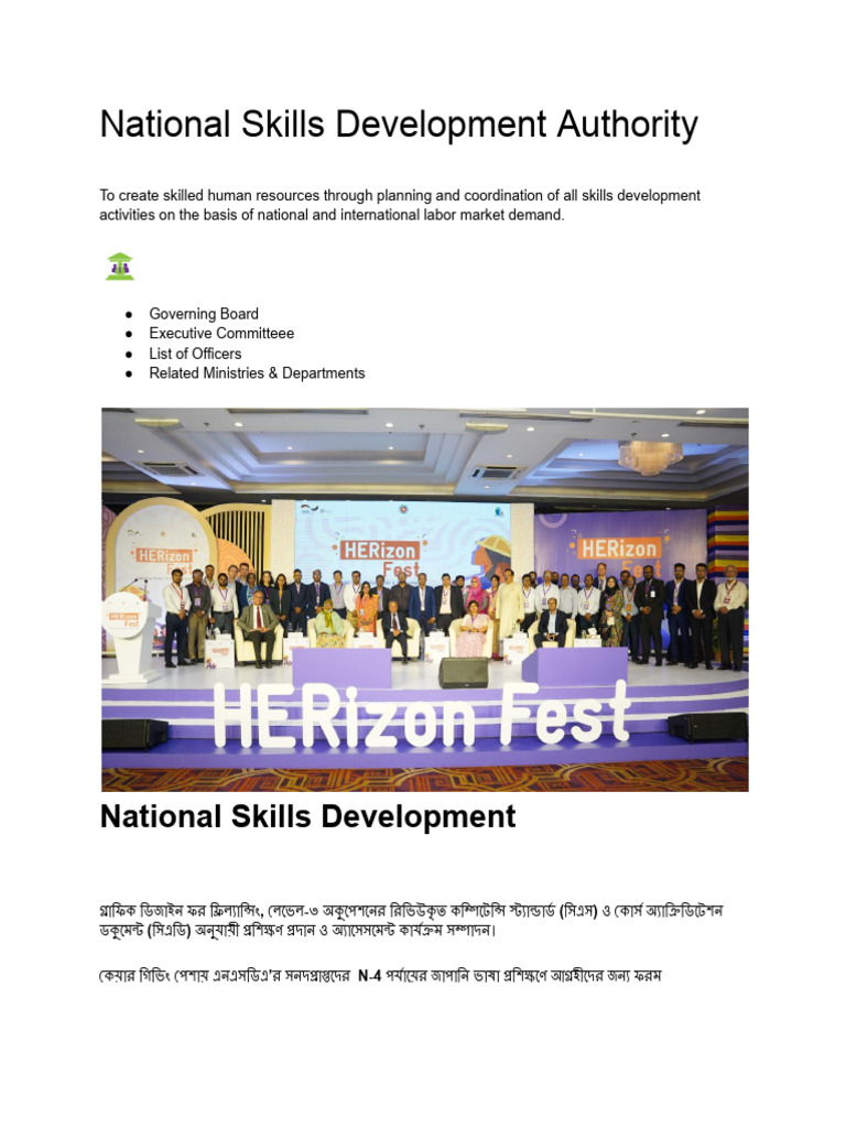 National Skills Development Authority PDF | PDF