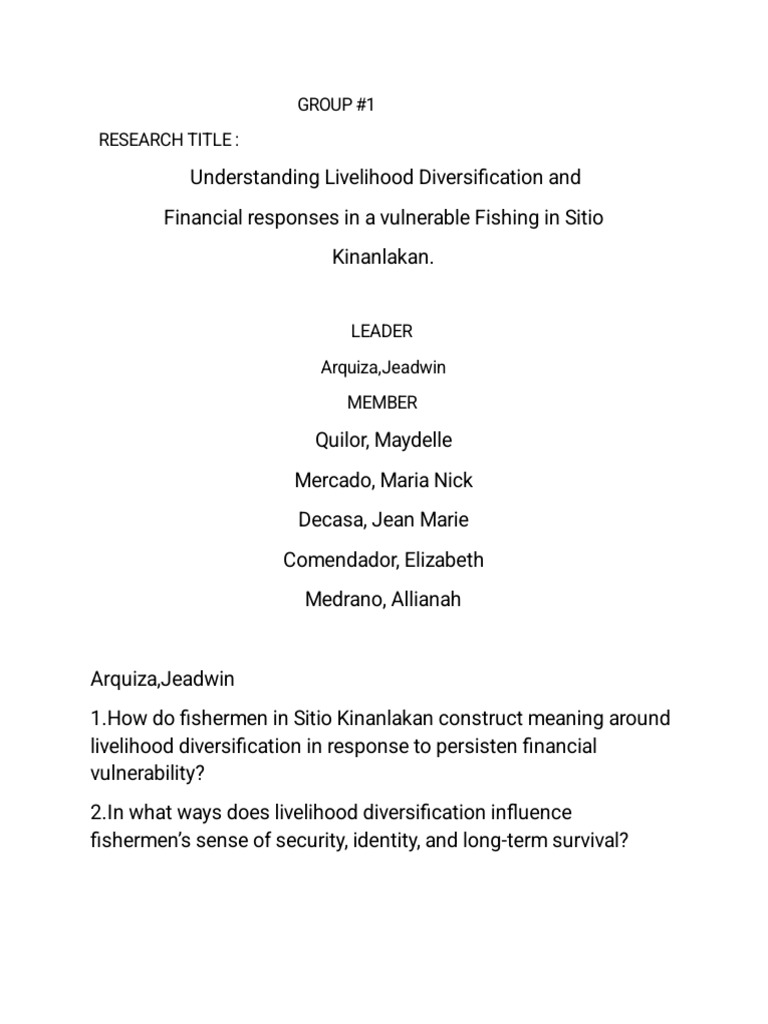 PR1 (3) | PDF | Diversification (Finance) | Natural Environment