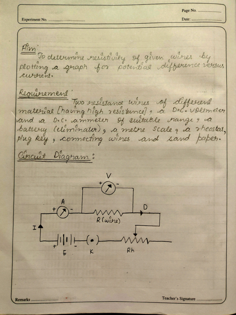 Physics Practical File | PDF