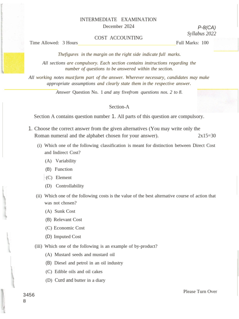 cost acc. dec 2024 (1) (1) | PDF | Cost Of Goods Sold | Management ...