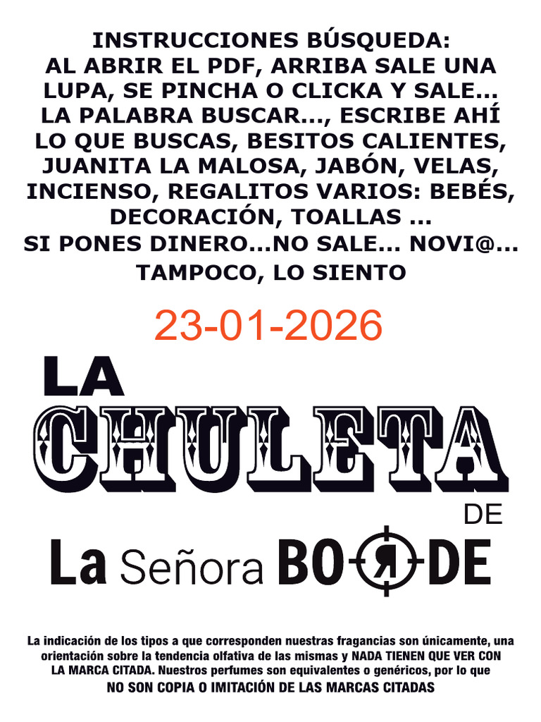 Chuleta 230126 | PDF