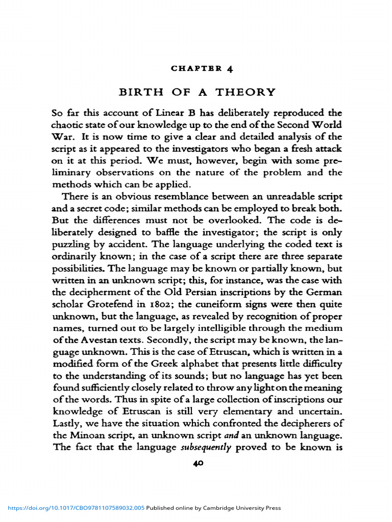 Birth of a Theory | PDF | Alphabet | Human Communication