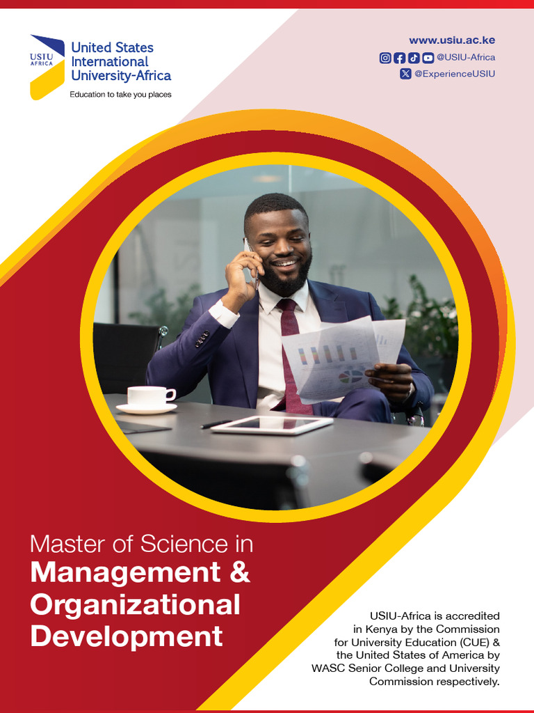 Master of Science in Management and Organizational Development | PDF ...