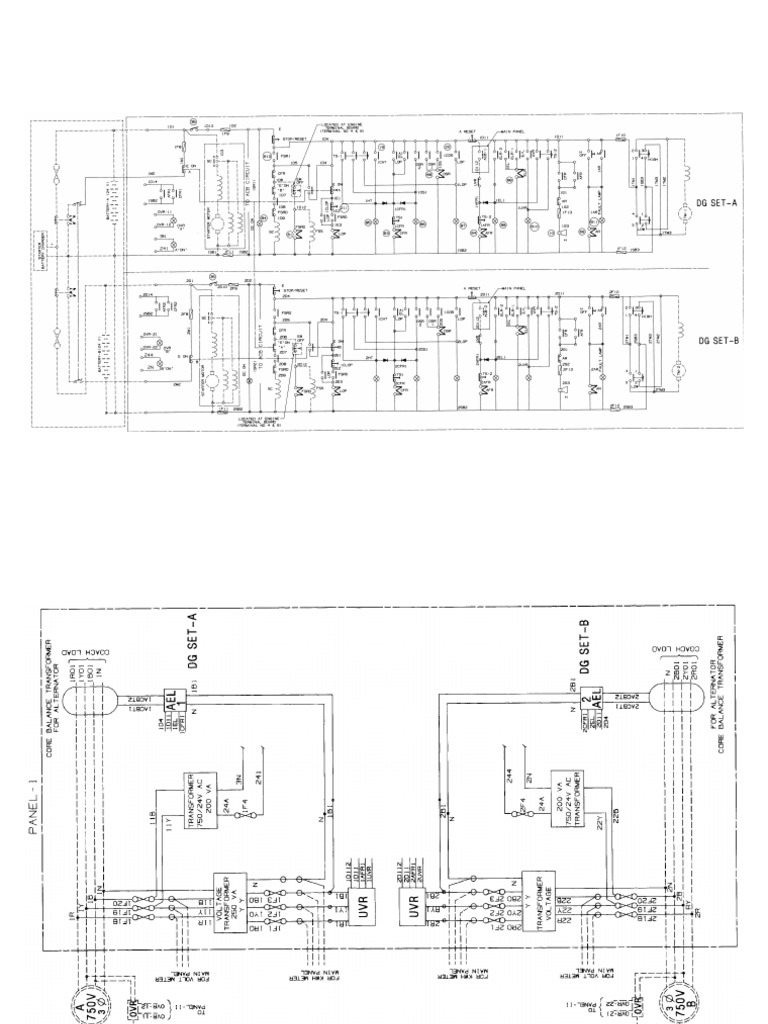 Gen Set Schematic | PDF