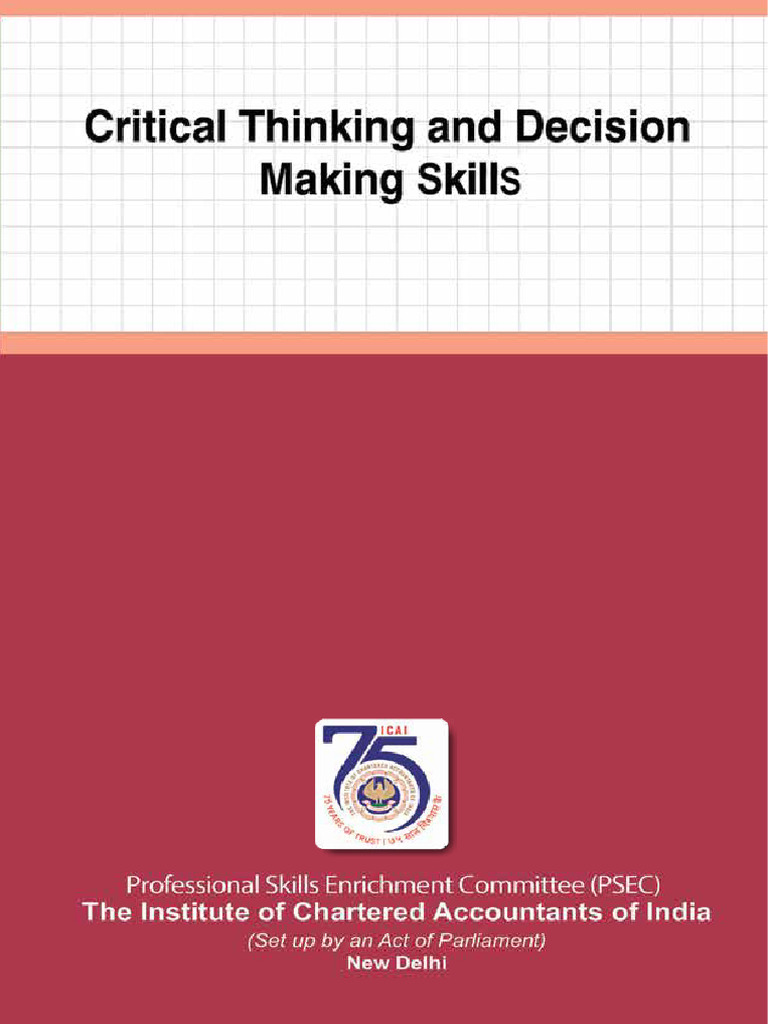 Critical Thinking | PDF | Critical Thinking | Data Analysis