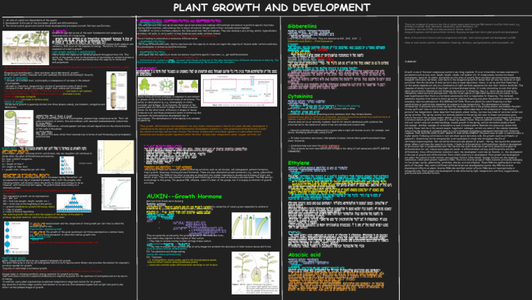Plant Growth and Development | PDF | Plant Hormone | Auxin