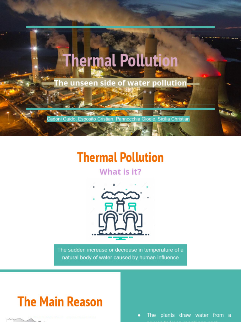 Thermal Pollution | PDF | Water | Pollution