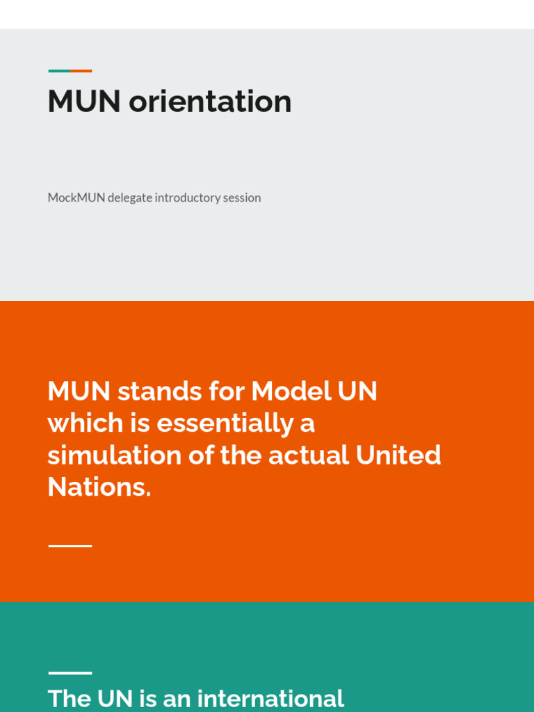 MUN Orientation | PDF | Government