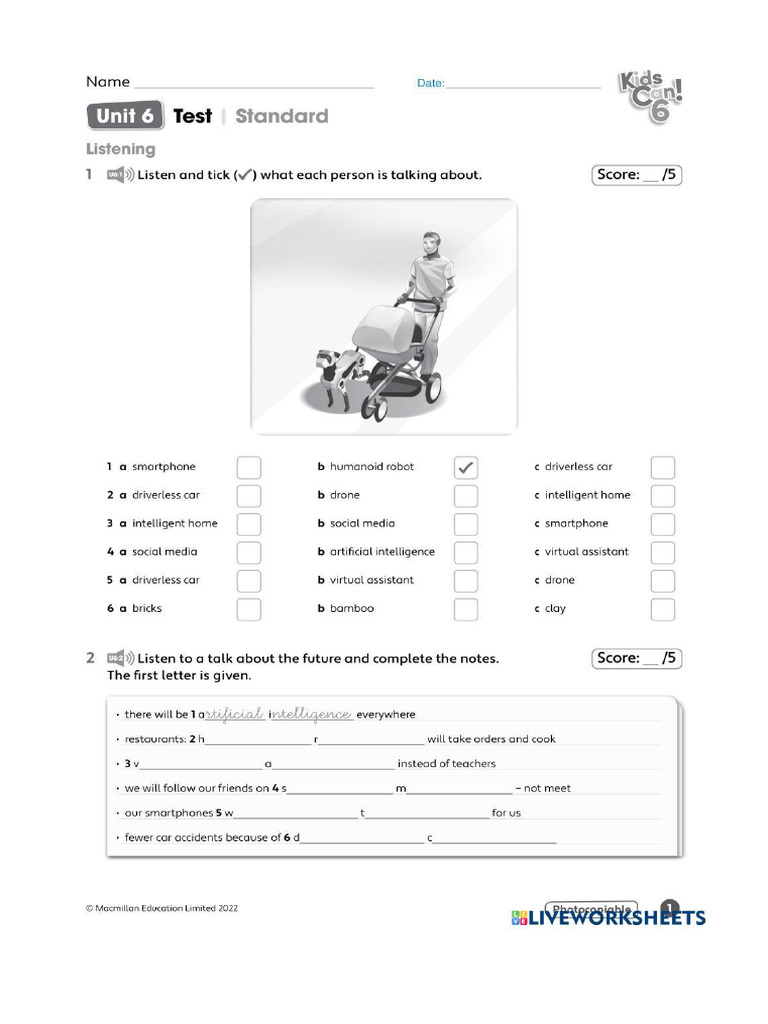Worksheet 7736352 | PDF