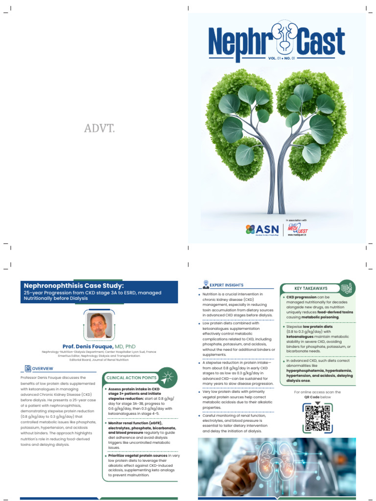 Brochure - Nephrocast | PDF | Chronic Kidney Disease | Internal Medicine
