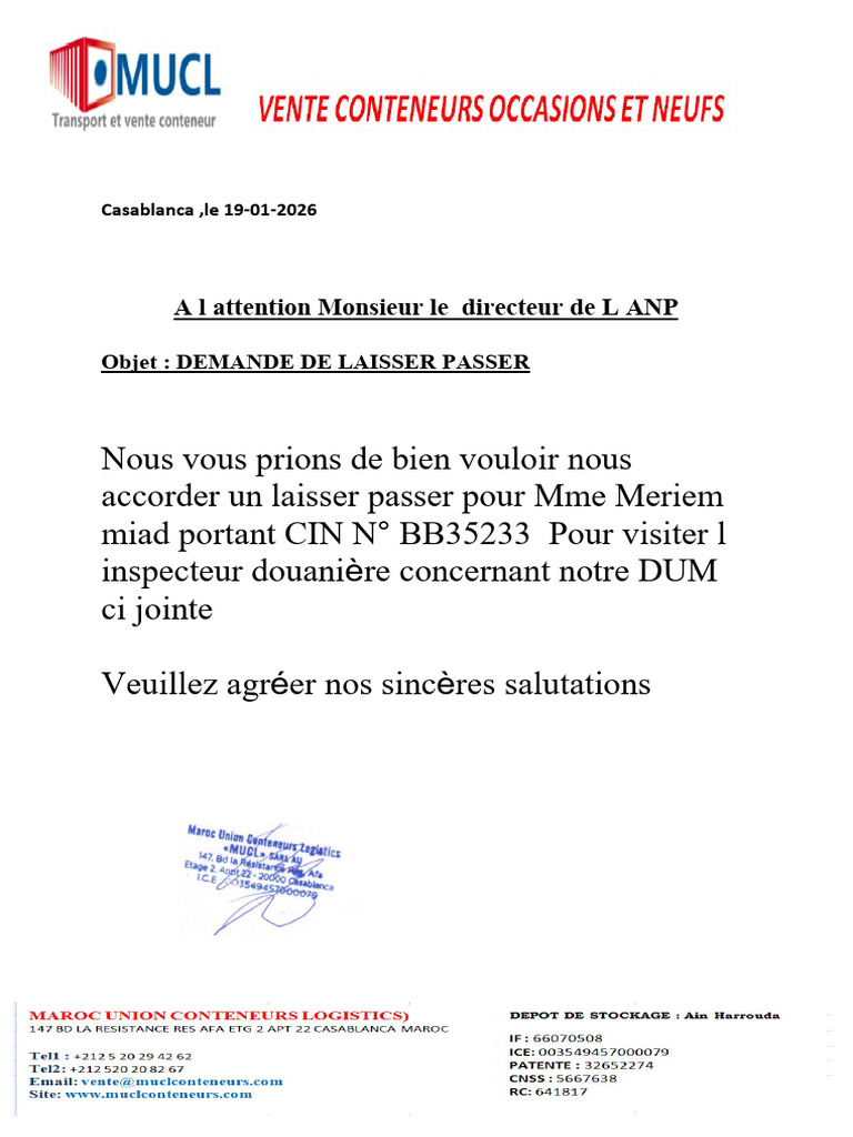 Demande Badge Miad | PDF