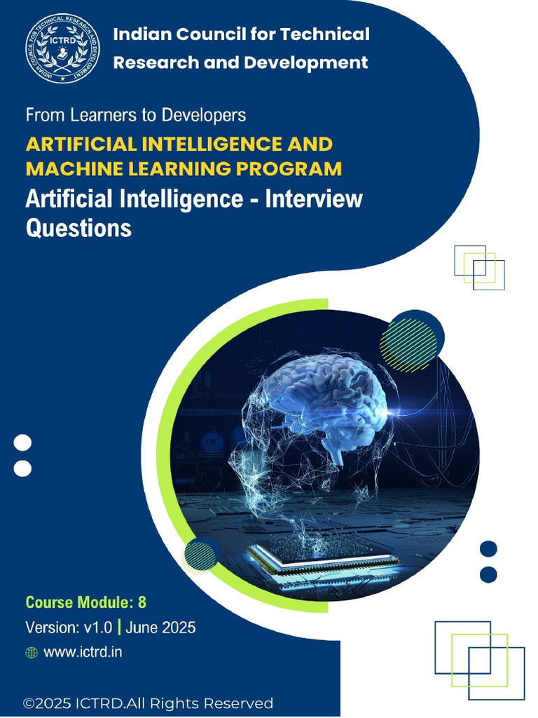 1750055108artificial Intelligence - Interview Questions | PDF
