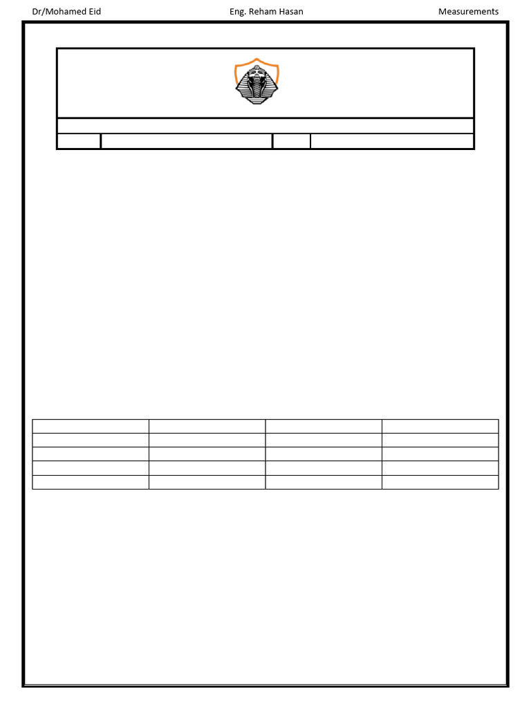 Measurements Tutorial 5 - Solution | PDF | Thermocouple | Temperature