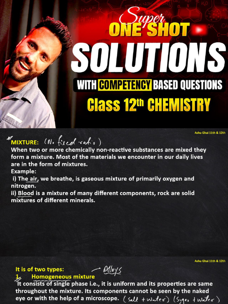 One Shot Solutions! | PDF