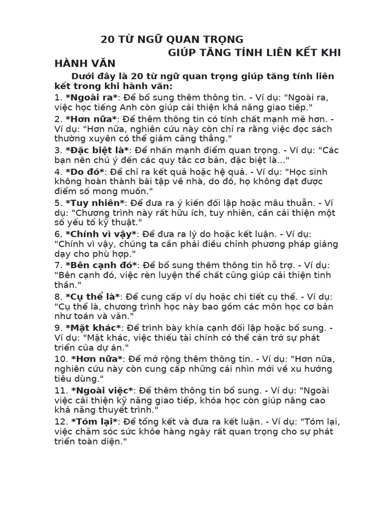 20 tu ngu lien ket | PDF