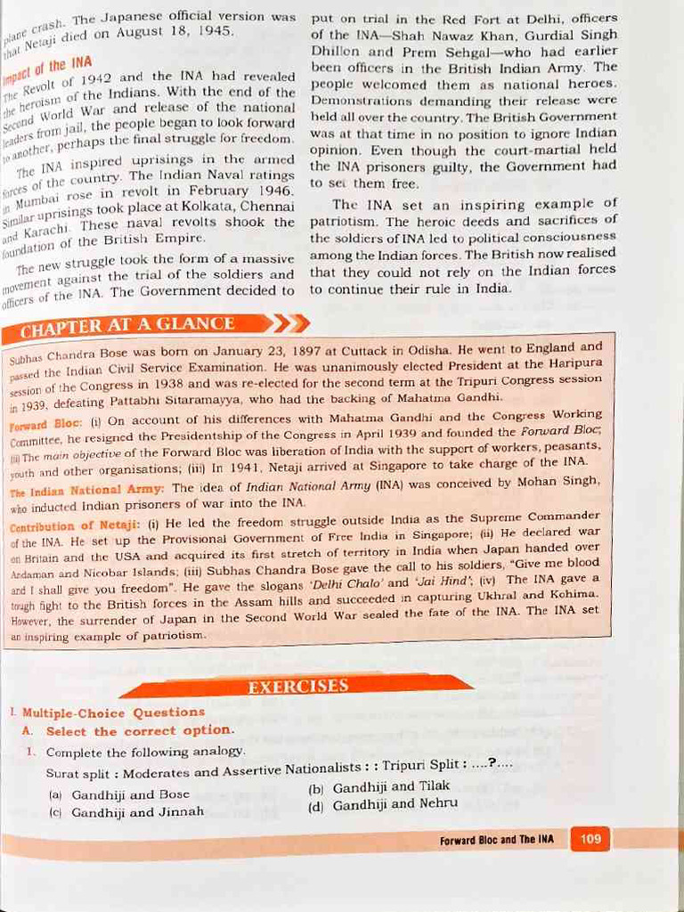 Chapter 8 History | PDF | British India | Politics Of India