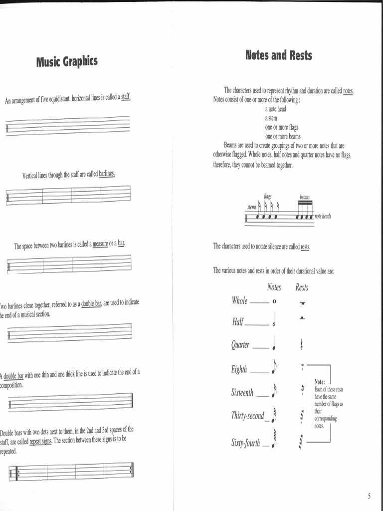 Reading Rhythms 01 | PDF