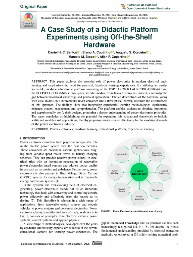 View of a Case Study of a Didactic Platform Experiments Using Off-The ...
