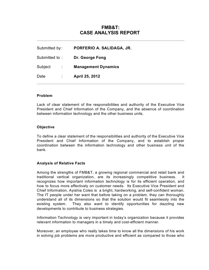 FMB&T | PDF | Strategic Management | Hierarchy