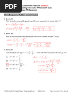 2013 AP Calculus BC Free-Response Exam | PDF | Advanced Placement ...