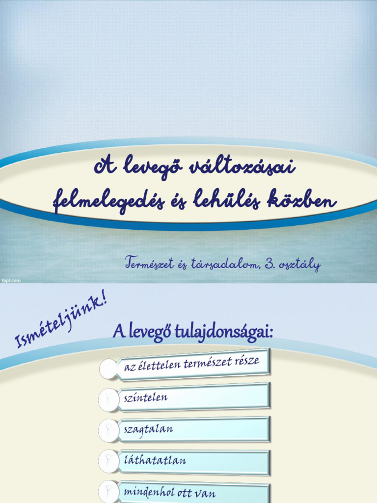 A Levego Valtozasai | PDF
