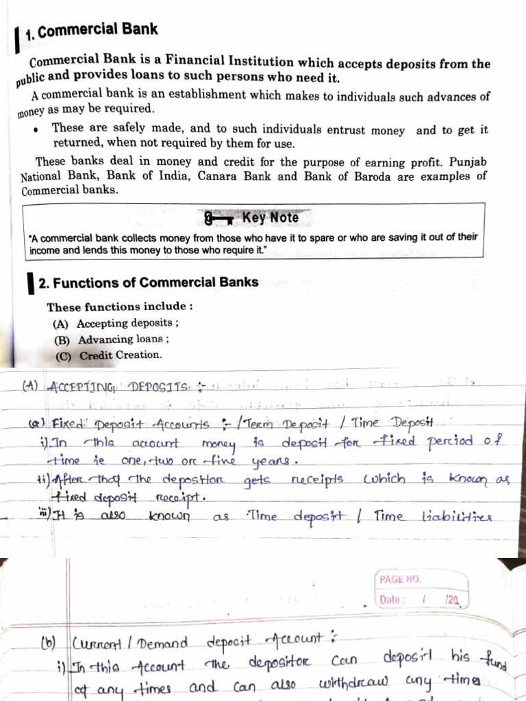 Commercial Bank Function | PDF | Money | Business